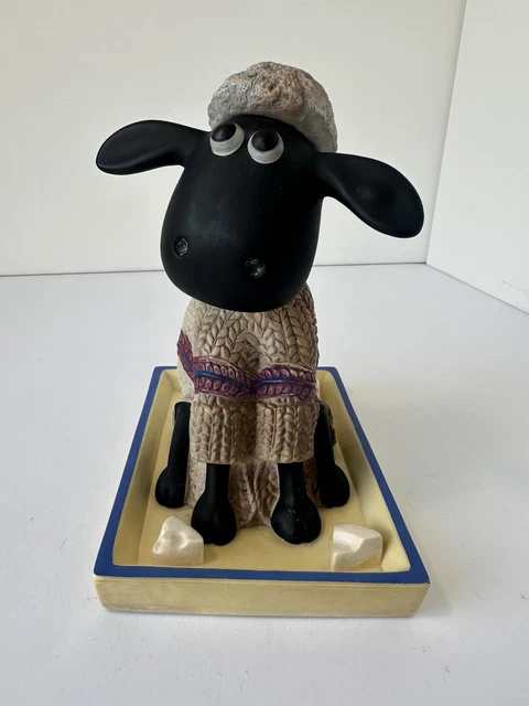 WALLACE & GROMIT Shaun the Sheep Nodding Bobble Head Vintage Retro Used ...