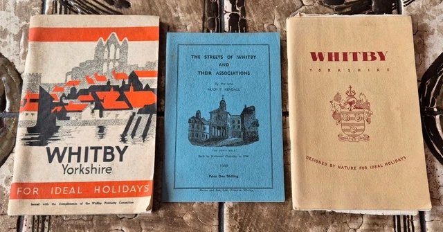 VINTAGE C. 1940S & 50s Whitby Travel Guide/History Book Lot - VG/G+ £26 ...
