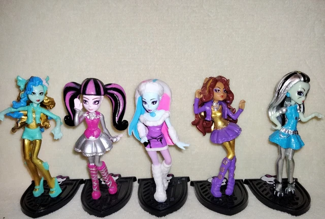 MONSTER HIGH SCARY Cute Figures - Lagoona,Draculaura,Abbey, Clawdeen ...