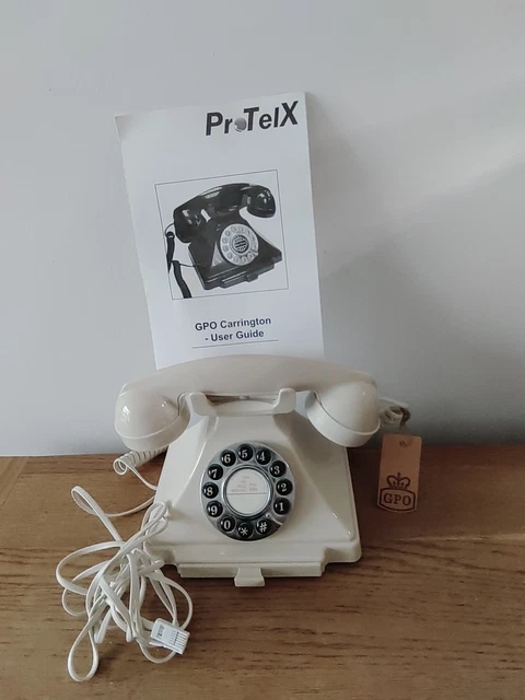 GPO CARRINGTON CLASSIC Retro Push Button Phone With Pull Ou Tray £20.00 ...