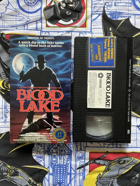 BLOOD LAKE. VHS. 80’s Horror SOV Cult Classic. Slasher. United ...