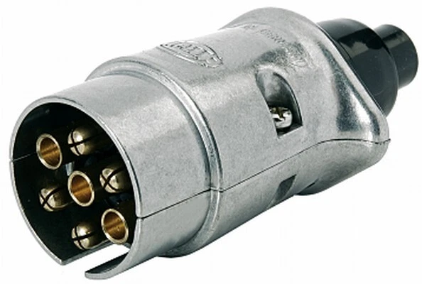 HELLA PRISE - 12V - 7-pin Connecteur - Prise : Vis Contact - 8JA001918 ...