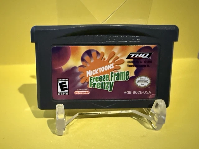 NICKTOONS: FREEZE FRAME Frenzy (Nintendo Game Boy Advance GBA, 2004 ...