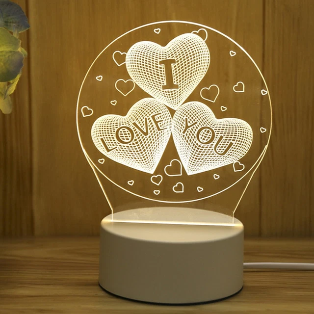 5PCS ROUND DIY Light Plate Simple LED Light Plate Transparent Acrylic ...