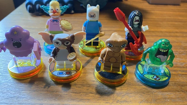 LEGO DIMENSIONS FIGURINE Lot Adventure Time GhostBusters Simpsons ...