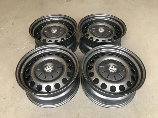 VW TRANSPORTER T4 banded steel wheels, staggered 17 inch 5x112 £495.00 ...