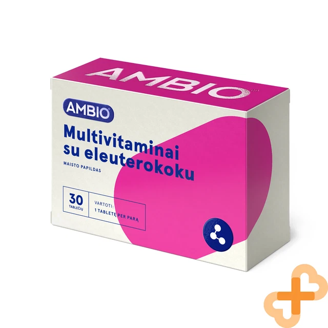 AMBIO MULTIVITAMIN 30 Tablets Q10 Vitamin Complex Food Supplement Good ...