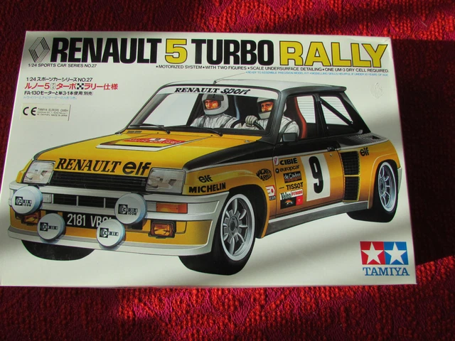 TAMIYA RENAULT 5 Turbo Rally 1;24 Motorized Model Kit £60.00 - PicClick UK