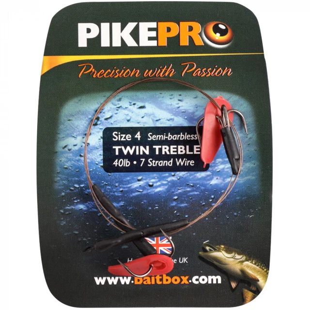 PIKEPRO READY MADE Pike Traces-Single & Double Hook+Pop Up Traces £3.99 ...