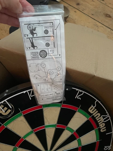 WINMAU MASTERS BRISTLE Dartboard £10.80 - PicClick UK