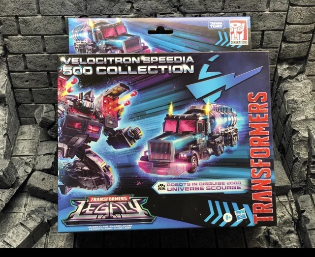 FIGURINE ARTICULÉE TRANSFORMERS Legacy Scourge Velocitron Speedia 500 ...