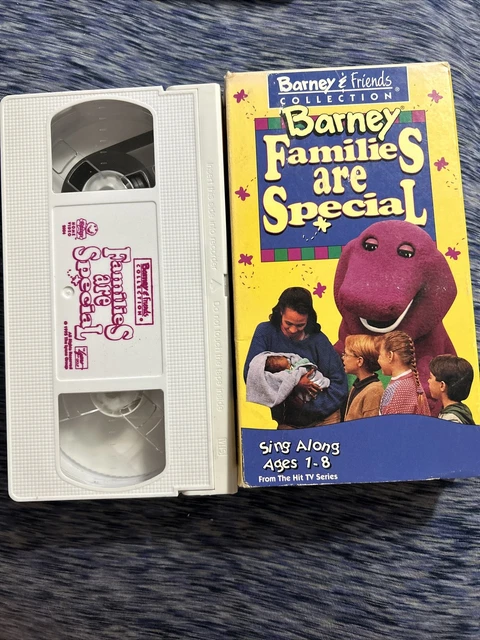 BARNEY - FAMILIES are Special (VHS, 1995) Vintage Childrens TV Show ...