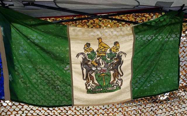 RHODESIA FLAG 1968-1979 Large Africa Rhodesian Flag 6ft x 33" Original ...