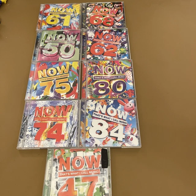 NOW THATS WHAT I Call Music CD Bundle 47 50 62 68 74 75 80 84 Job Lot ...