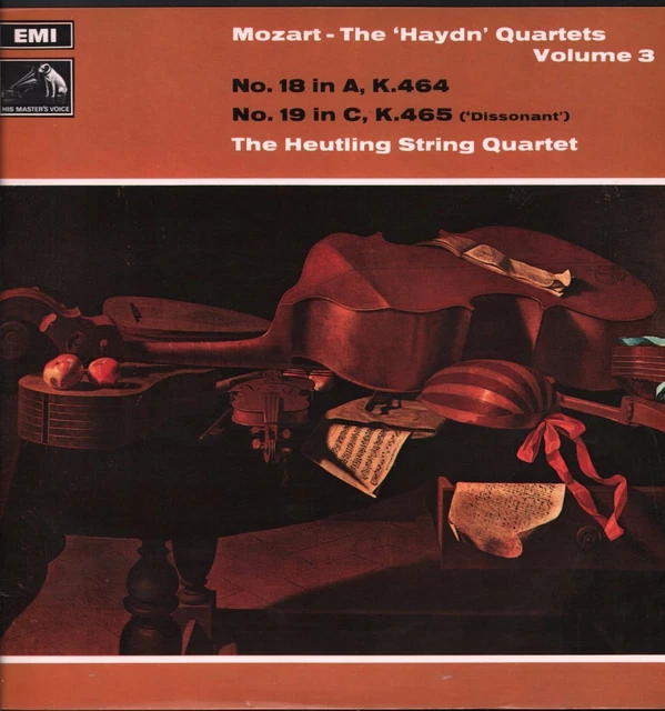 HQS1193 HEUTLING STRING Quartet Mozart - 'haydn' Quartets Volume 3 LP vinyl UK EUR 8,03 ...