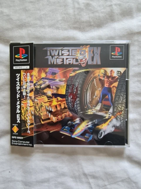 TWISTED METAL EX Playstation PS1 Rare Complete JAPANESE NTSC Version ...
