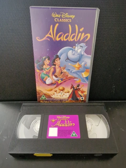 VINTAGE WALT DISNEY Classics Aladdin 1994 VHS video Cassette EUR 4,56 ...