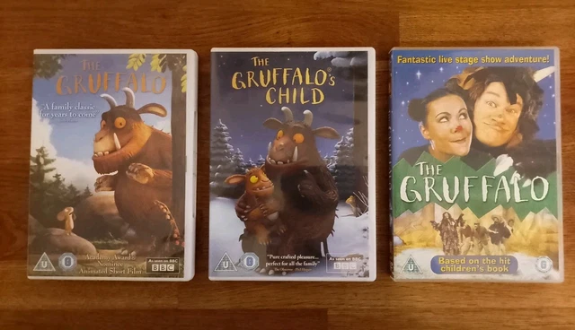 DVD - X3 The Gruffalo DVDs Bundle Collection Julia Donaldson PAL UK R2 ...