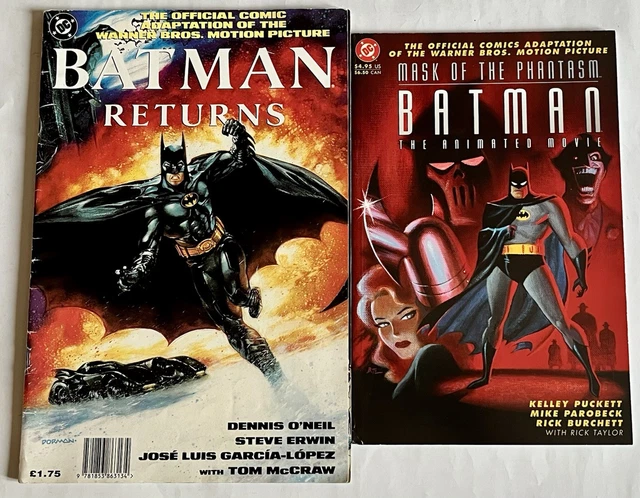 BATMAN RETURNS MASK Of The Phantasm Graphic Novel Comic Books Lot 1992 ...