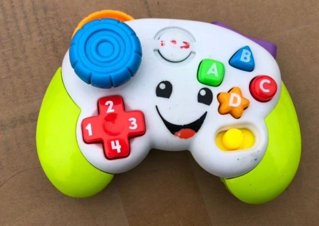FISHER PRICE MUSICAL gamepad learning joystick interactive baby toy 6 ...