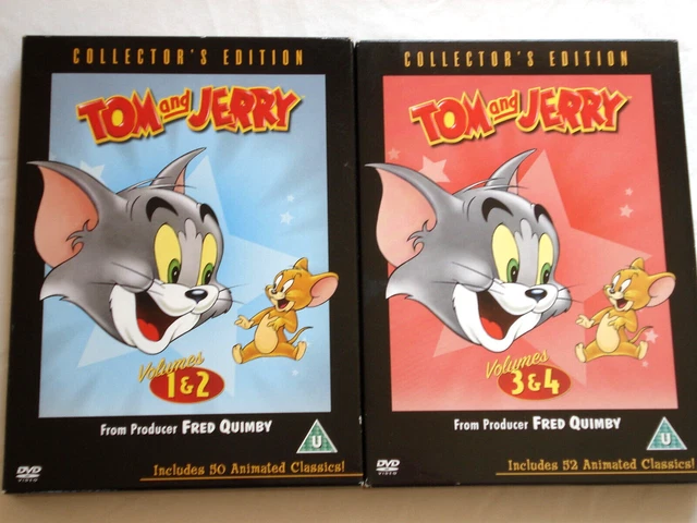 &TOM AND JERRY&: Remastered Collector's Edition - Volumes 1-4: Two mint DVDs £6.96 - PicClick UK