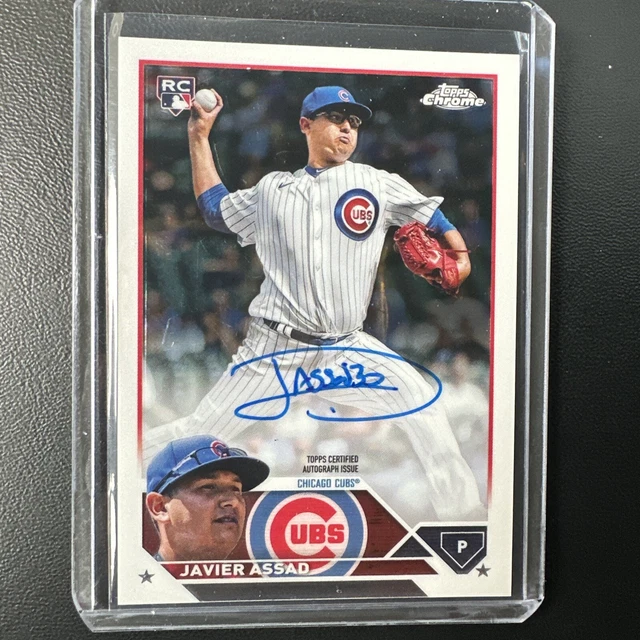 2023 TOPPS CHROME Update Javier Assad #RA-JA Rookie Cubs Auto Firmato ...
