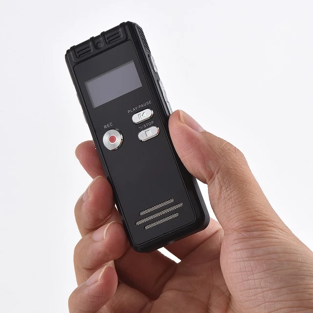 DIGITAL VOICE RECORDER Noise Reduction Voice Activated For Meetings ...