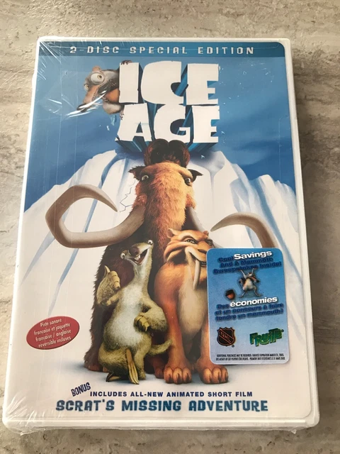 ICE AGE DVD Brand New and Sealed Special Edition 2 Disc Set $12.99 ...