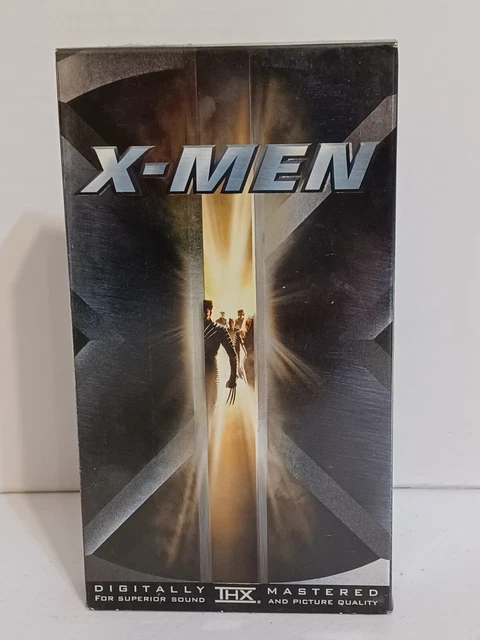 X-MEN VHS TAPE Movie 2000 Marvel Comics Hugh Jackman Digitally Mastered ...