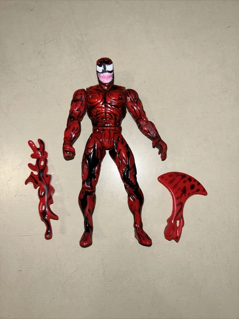 VINTAGE MARVEL COMICS Spider-Man Carnage Animated Series 5” Figure ...