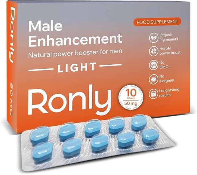 RONLY LIGHT – 10 Tablets 50mg | Powerful Herbal Supplement for Men ...