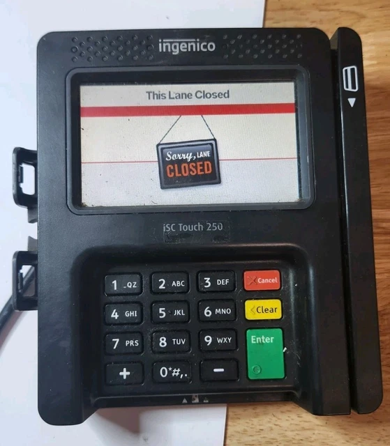 INGENICO ISC TOUCH 250 PoS Payment Credit Card Terminal Reader $68.58 ...