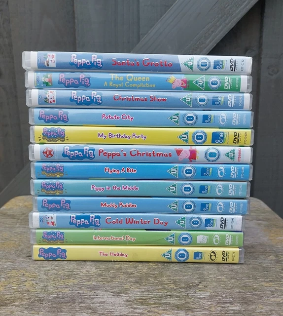 PEPPA PIG DVD Job Lot Bundle x12 £18.99 - PicClick UK