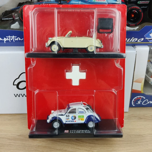 VOITURE CITROEN DUO 2Cv Cabriolet 4 Saisons+ 2Cv 2Mb De Raid 1:43 ...