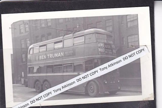 LONDON TRANSPORT - X2 Type Trolley Bus - No. 62 -Experimental - Photo ...