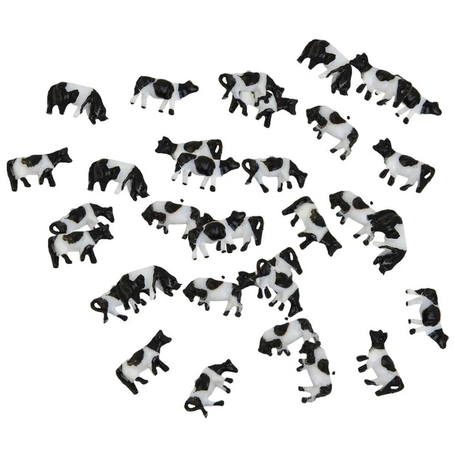 1 MODÈLES DE vache peints échelle 150 N pour scène de paysage extérieur ...