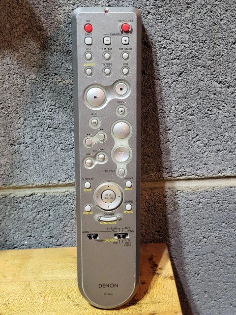 DENON RC-1048 REMOTE Control For AV Receiver RC-1050 RC-1048 RC-1043 ...