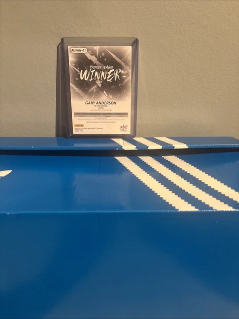 PANINI PDC PREMIER League Darts 2025 Gary Anderson Auto Autograph Red ...