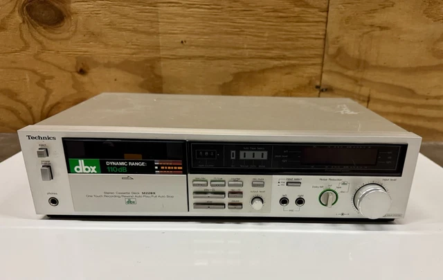 TECHNICS RS-M228X STEREO Cassette Deck Vintage Japan Tape dbx 110db FOR ...