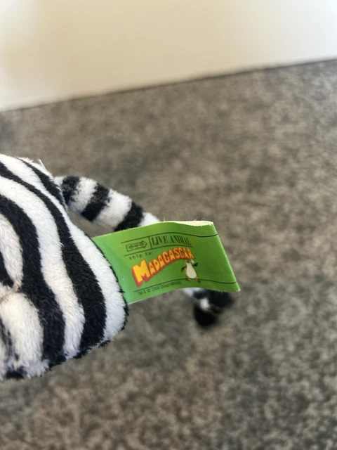 DREAMWORKS MADAGASCAR MARTY Soft Toy Plush Zebra small 2004 Plush £15. ...