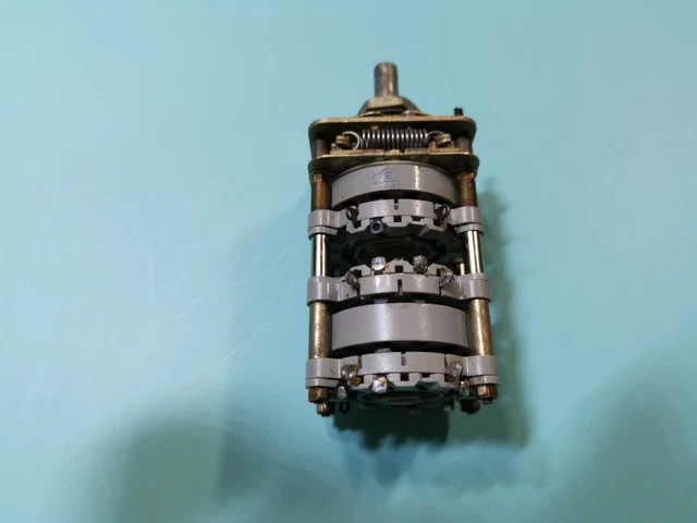 2 POSITION 4 Pole ON - OFF Rotary Switch Ex Military I.E.C Electro £8. ...