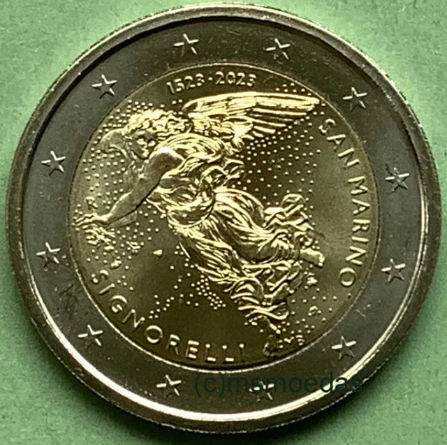 SAN MARINO 2 Euro 2023 Luca Signorelli Moneta Commemorativa Euro Moneta Commemorativa EUR 47,95 ...