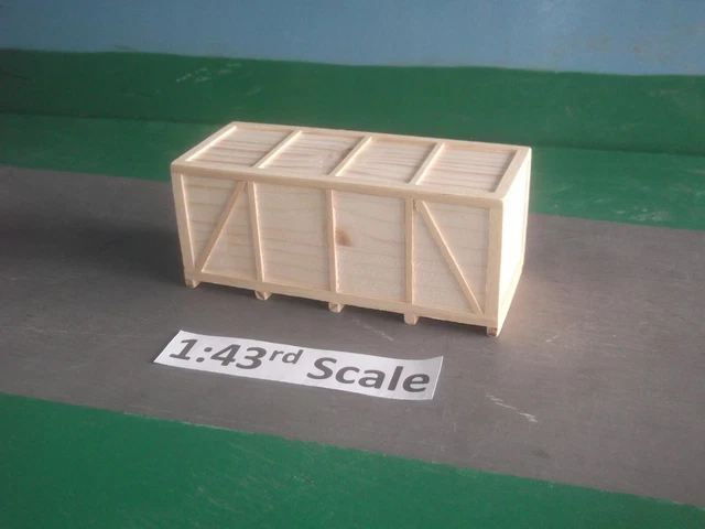 WOODEN MODEL TRUCK Load 1:43rd Scale Large Crate £16.00 - PicClick UK WOODEN MODEL TRUCK Load 1:43rd Scale Large Crate £16.00 - PicClick UK