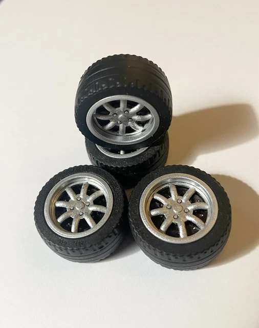 LEGO SPEED CHAMPIONS Minilites (Classic). Custom Wheels In Silver. Pin ...