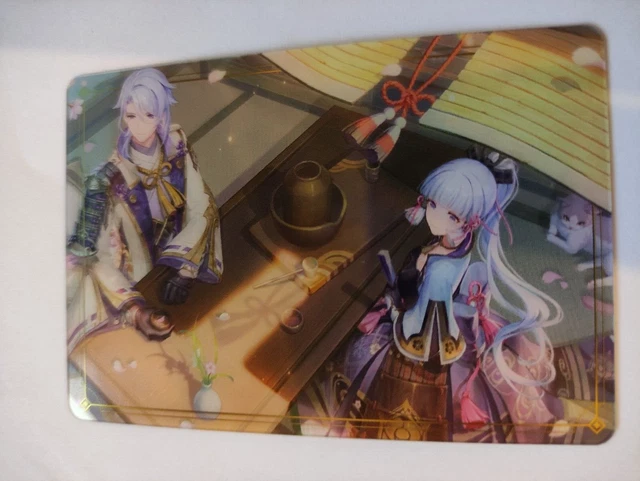 KAMISATO AYAKA AYATO Genshin Impact Metal Card Series 2 Japan Bandai UK ...