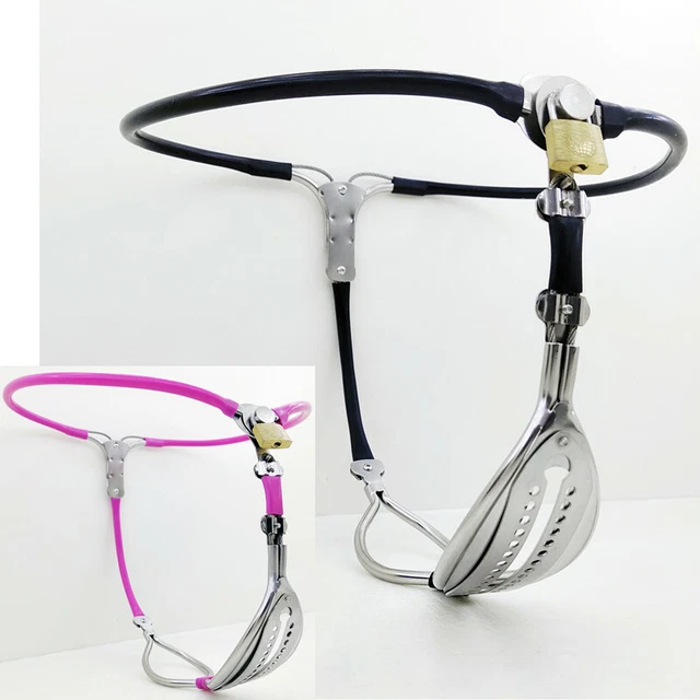 Stainless Steel Y Type Chastity Belt Bondage Underwear Lockable