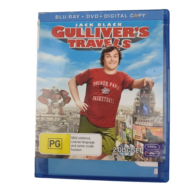 GULLIVER'S TRAVELS (BLU-RAY, 2010) + DVD + Digital Copy, 2010, Action ...