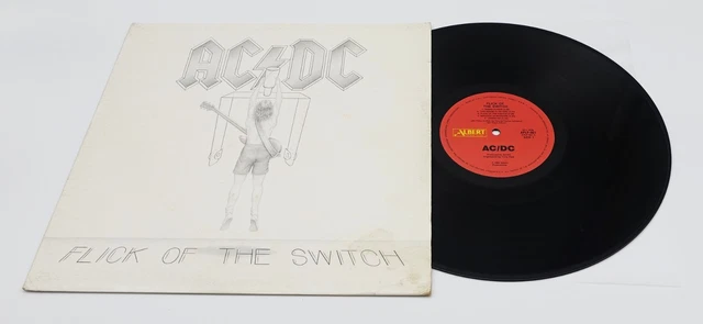 AC/DC FLICK OF The Switch Vinyl LP Record Alberts 1983 Aussie Alberts ...