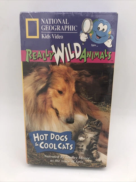 NATIONAL GEOGRAPHIC KIDS Really Wild Animals Hot Dogs and Cool Cats VHS ...