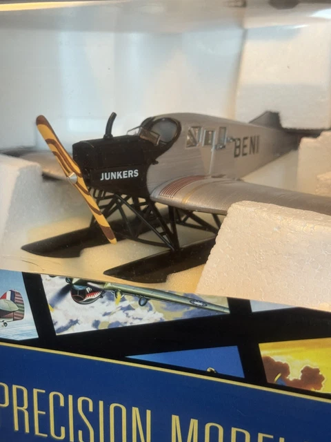 VERY RARE FRANKLIN Mint Precision Models B11E737 1/Junkers Float ...